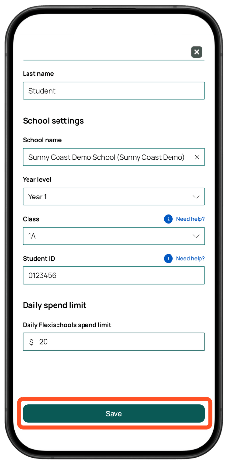 How do I add a student to my account?