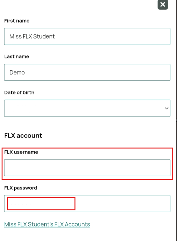 How does my child log into the FLX App?