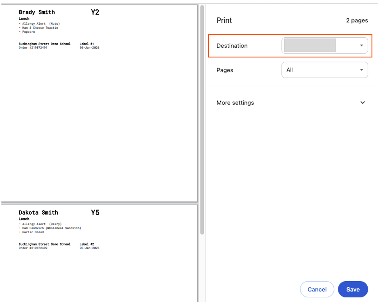 Guide: Print and manage orders using the Supplier Portal